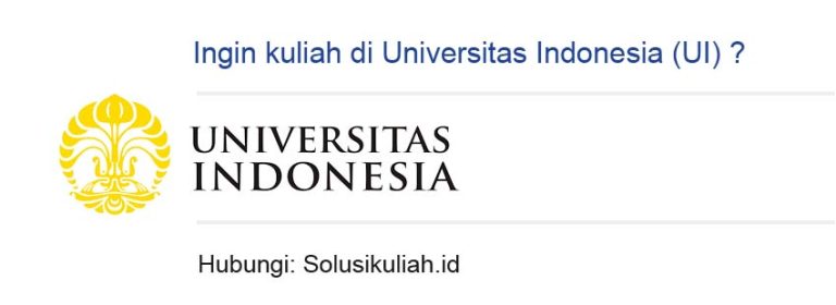 Kuliah Online UI (Universitas Indonesia) Jakarta - Kuliah Daring